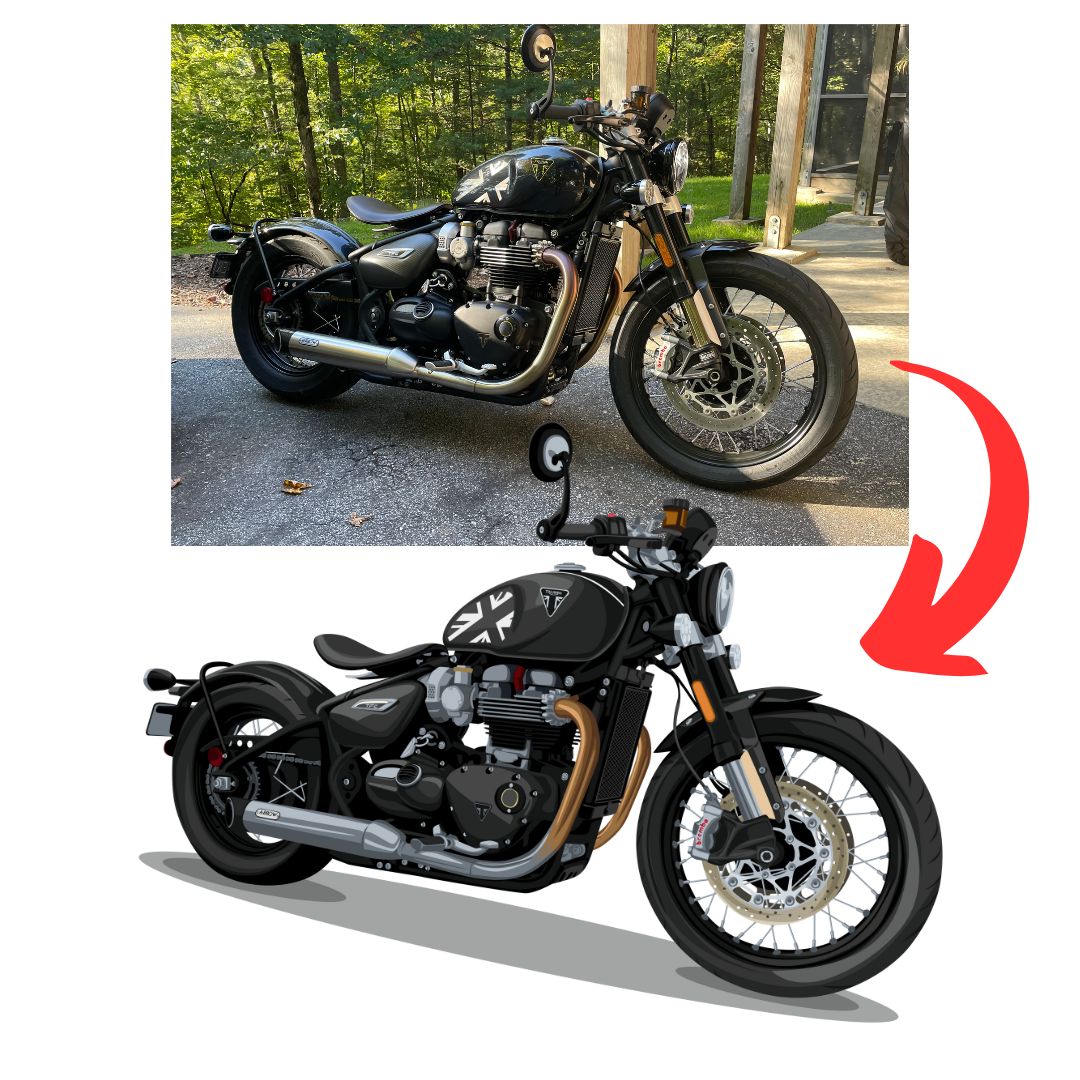 Custom Digital Motorcycle Artwork – Respoke Collection