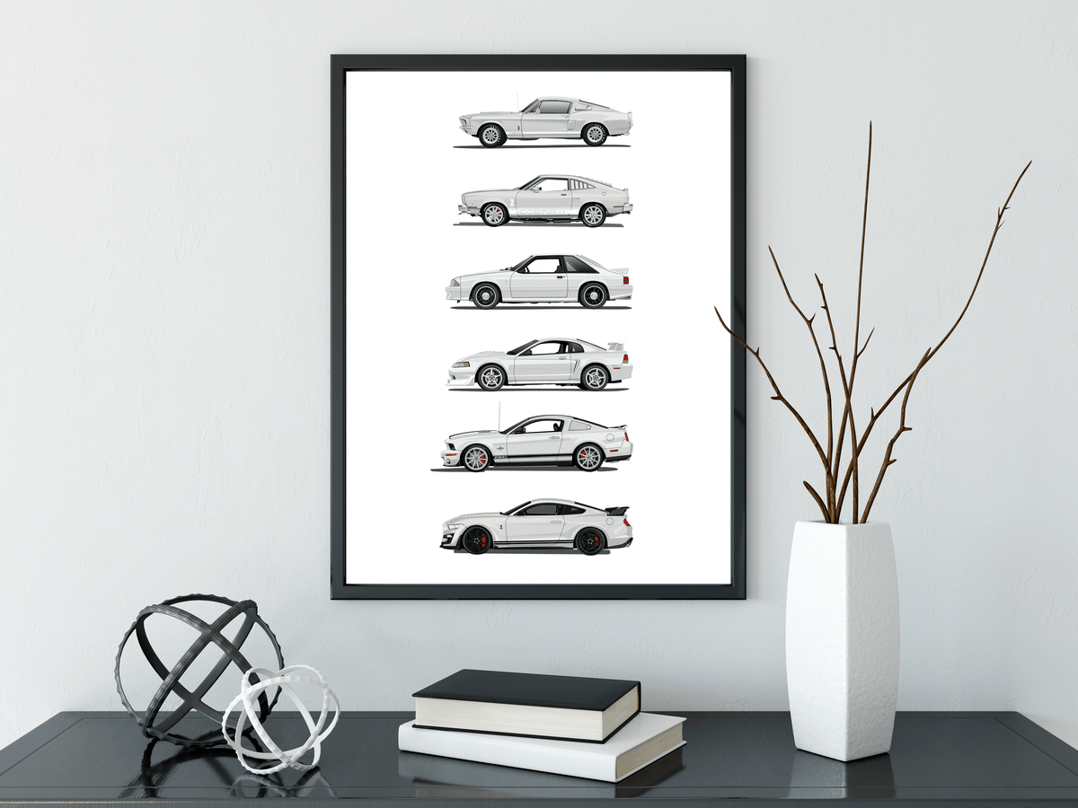 Shelby Mustang Evolution Posters – Respoke Collection
